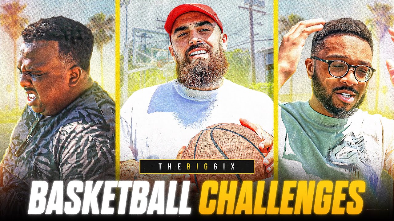BASKETBALL CHALLENGES IN LOS ANGELES! 🏀 | The Big 6ix in LA 🌴 - YouTube