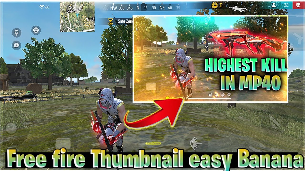How to make Free fire thumbnail |Free Fire Thumbnail Kaise Bana |Easy ...