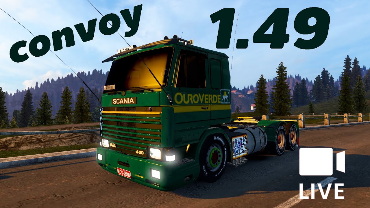 🚧live อูฐซิ่ง วิ่ง ขยี้โค้ง ETS2 convoy mod 1.49 - YouTube
