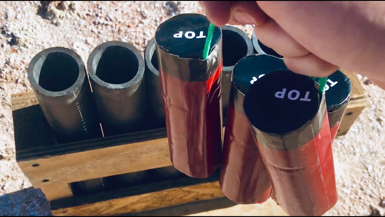 5” XL CANISTER SALUTE SHELLS - YouTube