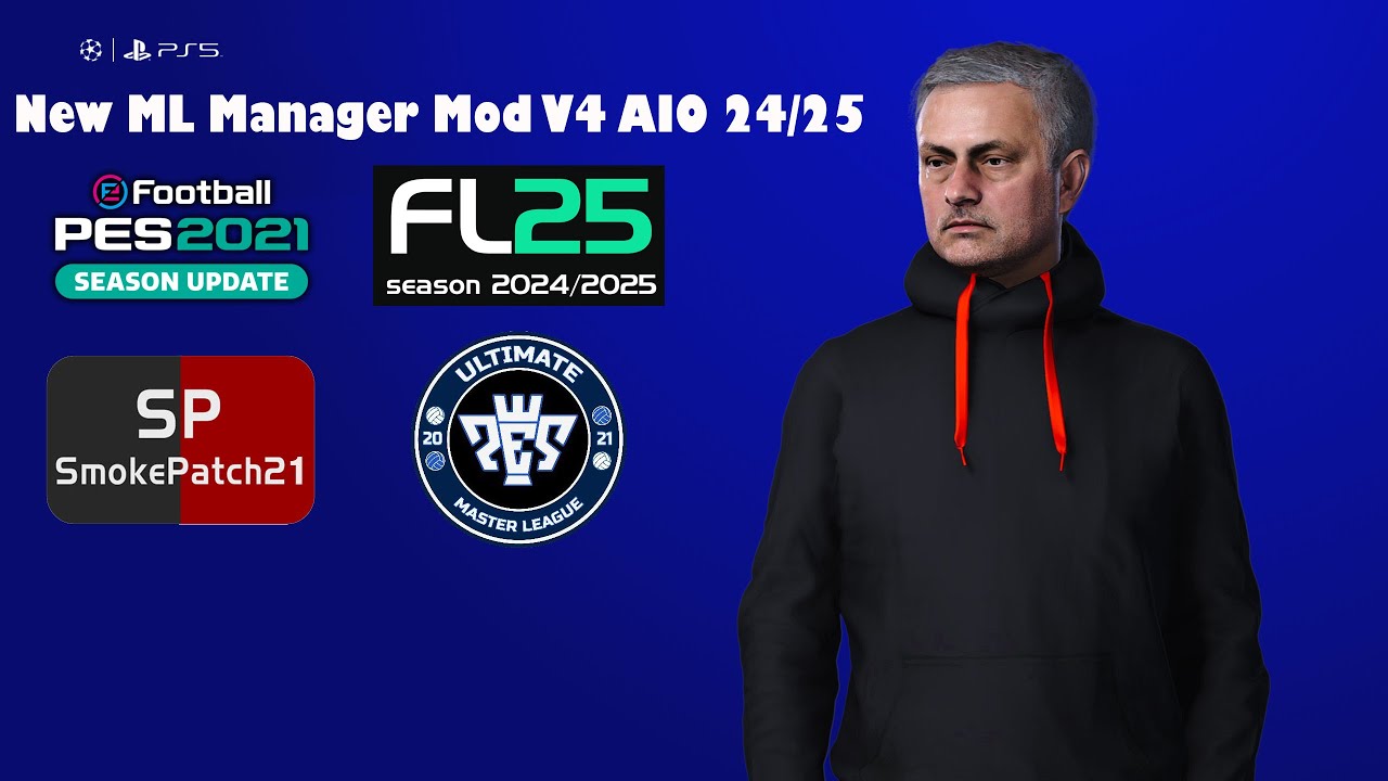 New ML Manager Mod V4 AIO 24/25 - PES 2021 & Football Life 2025 - YouTube