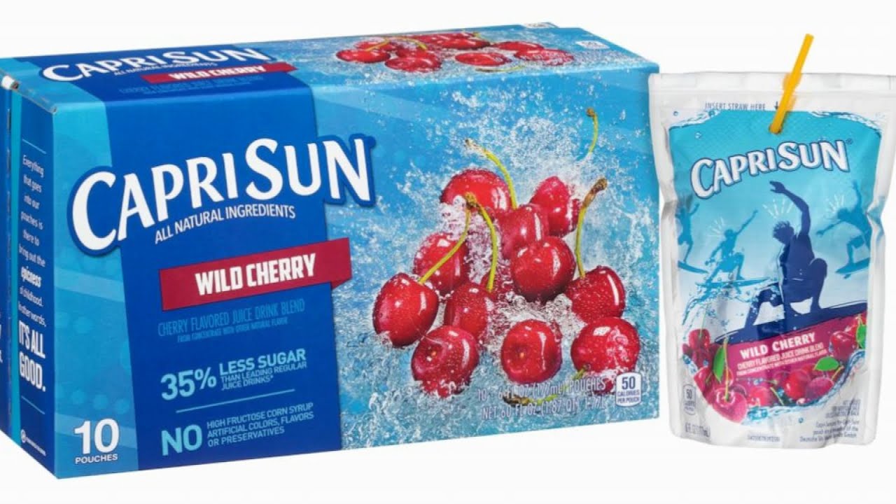 5,700 Cases of Wild Cherry Capri Sun Recalled by Heinz - YouTube