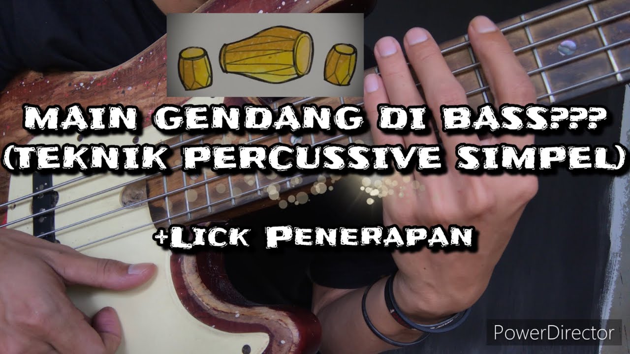 Main gendang di bass?? SLAP BASS PERKUSI - YouTube