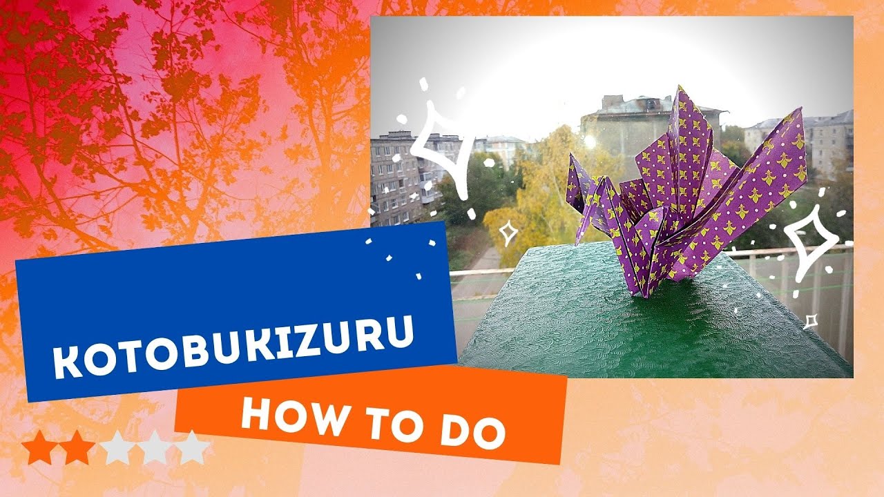 Easy origami. How to do a "Hiroshima Crane". DIY - YouTube