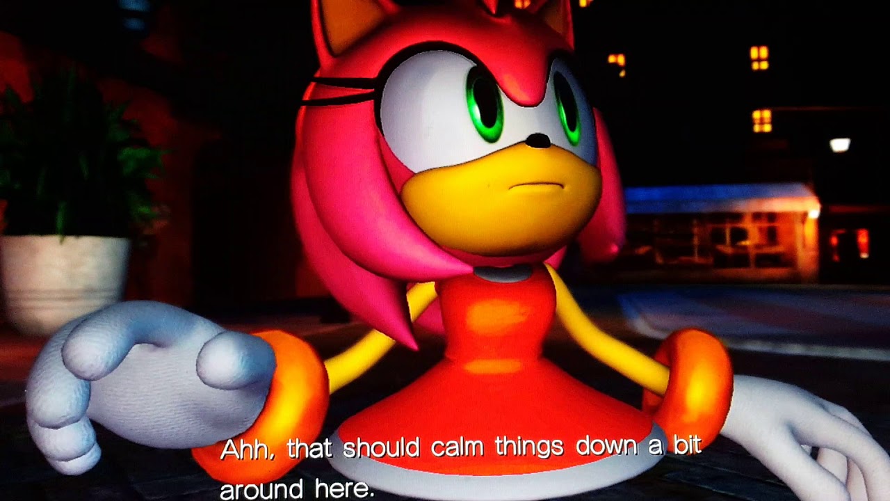 Sonic Unleashed Rescuing Amy Playstation 3 - YouTube