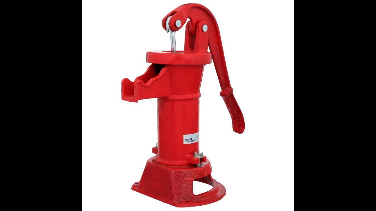 HOOKING UP A BACK YARD WELL WITH A HAND PUMP OR PITCHER PUMP - YouTube