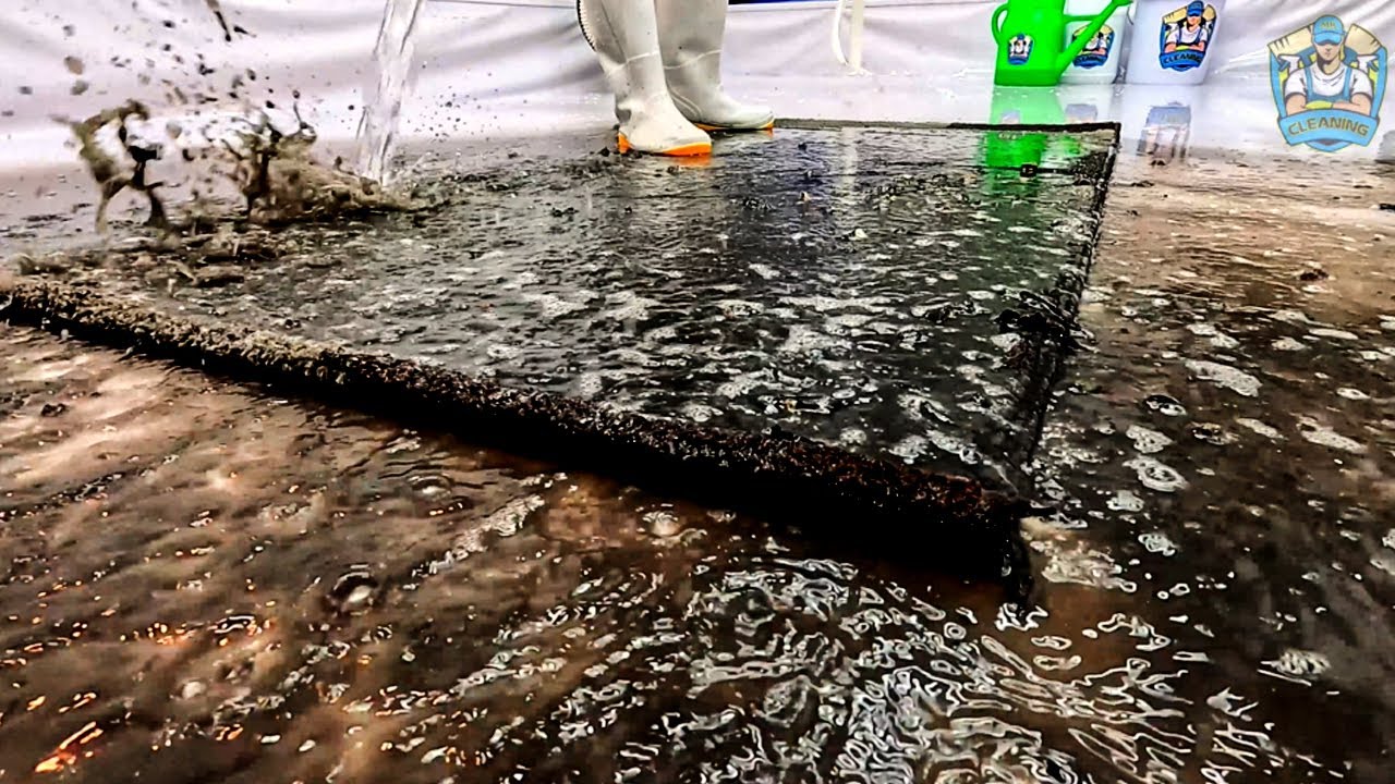 ASMR Rug Reveal – Years of Grime Gone Instantly - YouTube