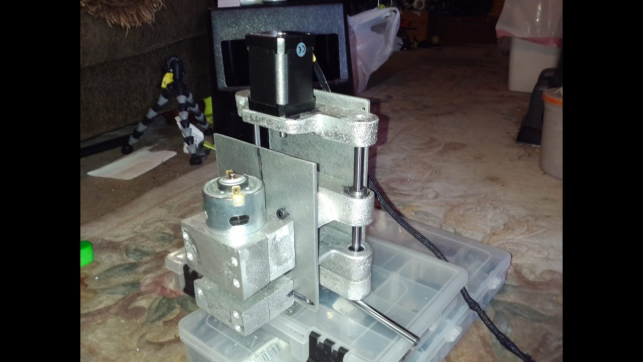 Aluminum Casting CNC Z-axis carriage - YouTube