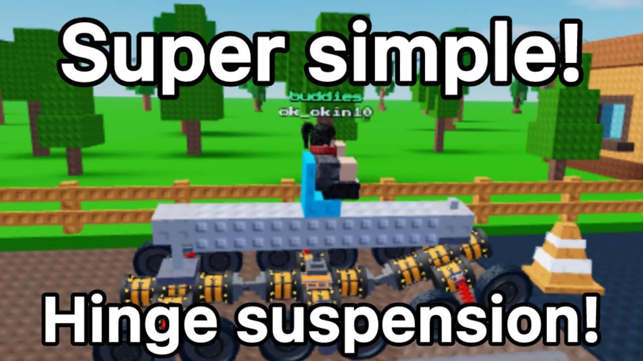 Super simple hinge suspension tutorial - YouTube