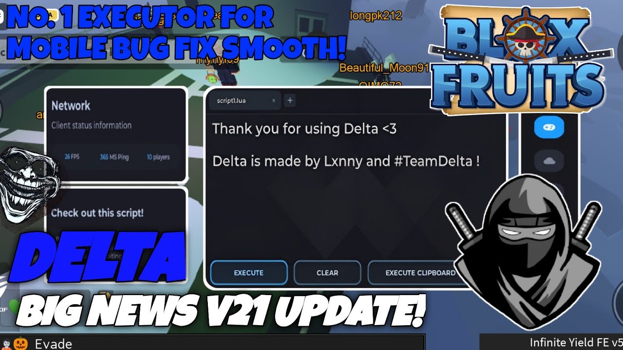 NEW UPDATE!! Delta Executor - LATEST FIX BUGS AND ERROR NO KEY ...