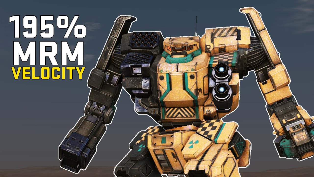 MRM Frenzy 195% missile velocity - Mechwarrior Online - YouTube