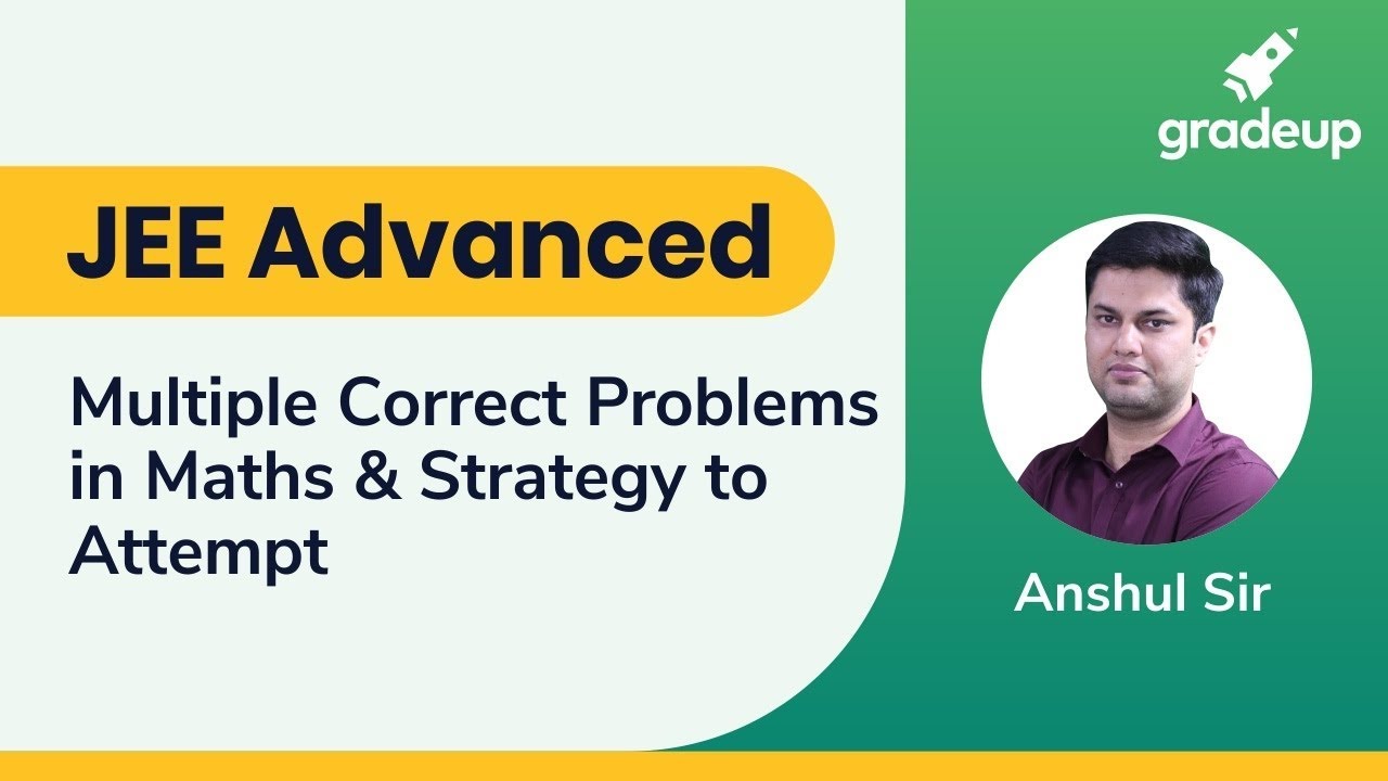 How to Attempt JEE Advanced Maths Paper Strategy | JEE Mains & Advanced ...