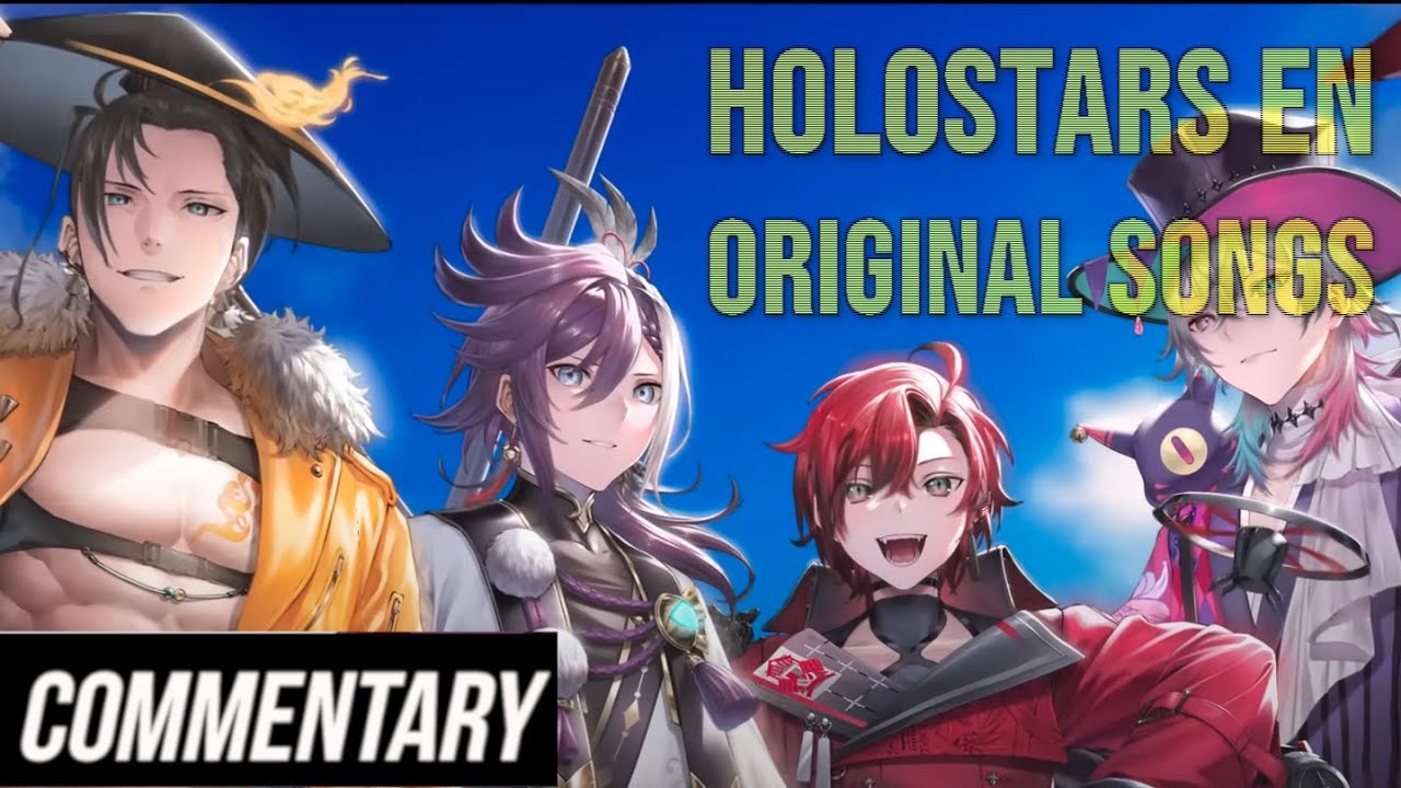 [Reaction] All Holostars English Original Songs - YouTube