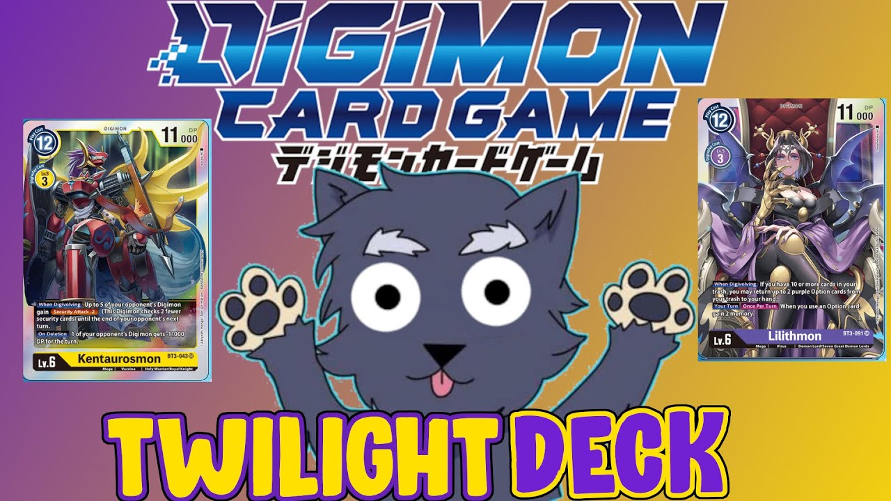 DIGIMON TCG Deck Profile - Yellow Purple Deck (Twilight Deck) - YouTube