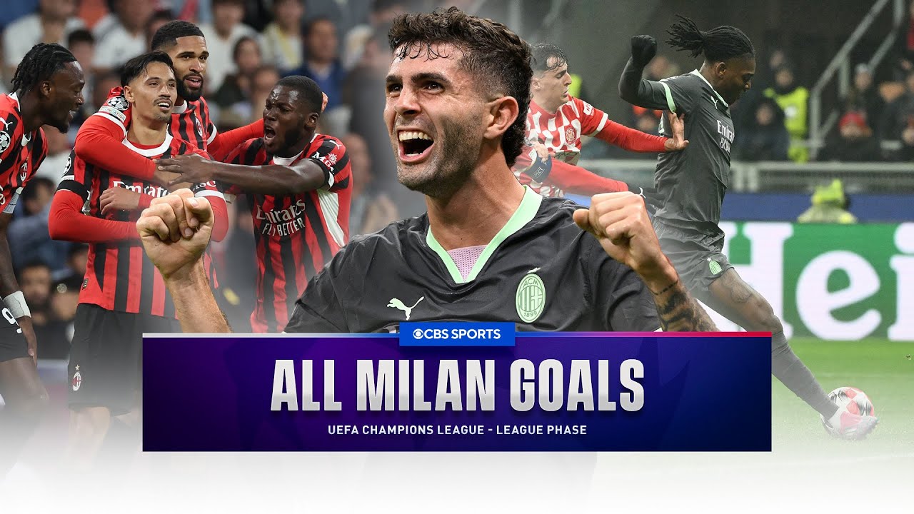 EVERY goal from AC MILAN during the UCL League Phase | CBS Sports ...
