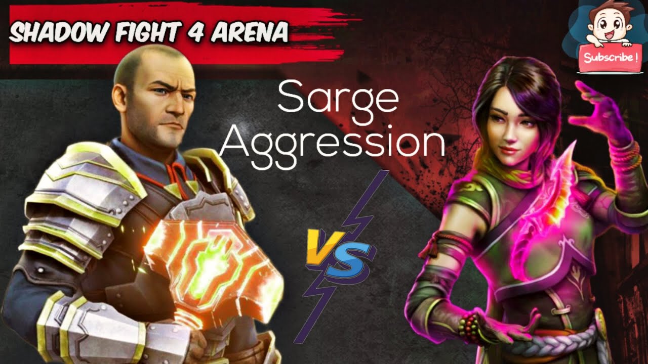 Sarge vs June Tough & Rough fight | Shadow Fight 4 arena gameplay ...