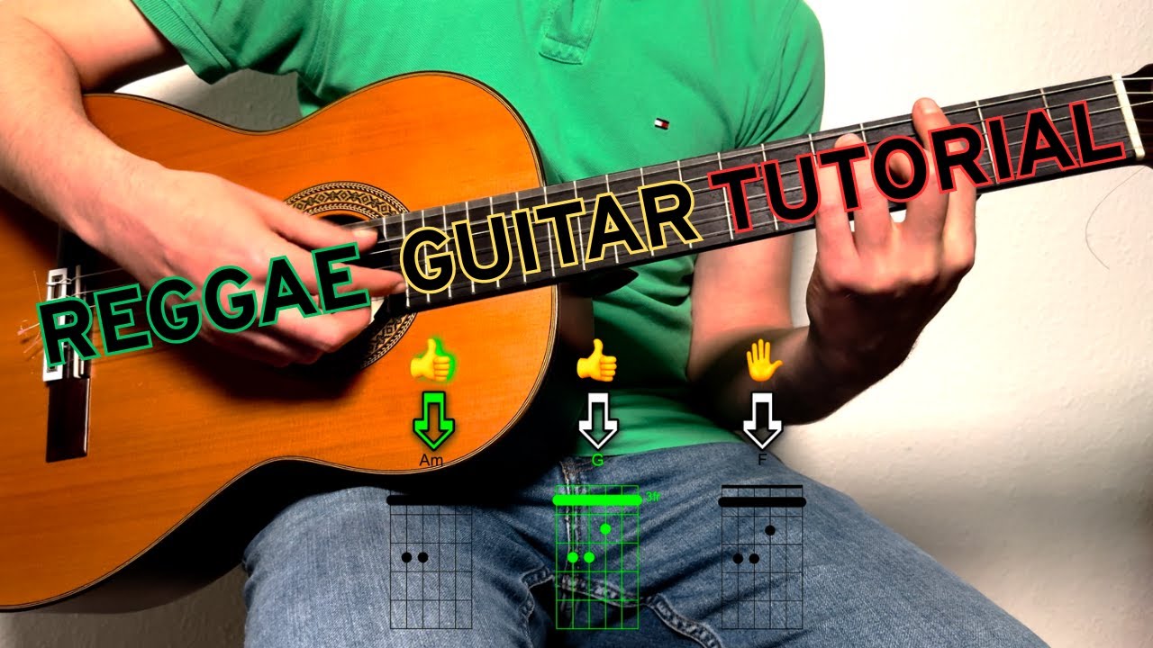 Easy Reggae guitar tutorial for beginners - YouTube