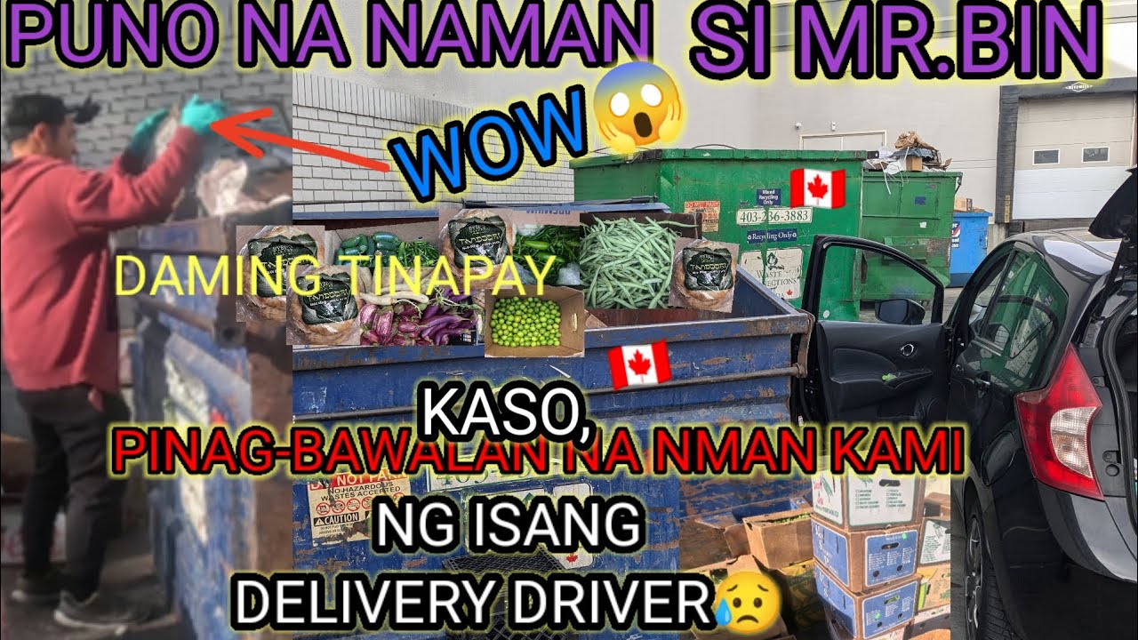 DUMPSTER DIVING CANADA🇨🇦//😲 😱ANG DAMING TINAPAY GRABEE.#viralvideo # ...
