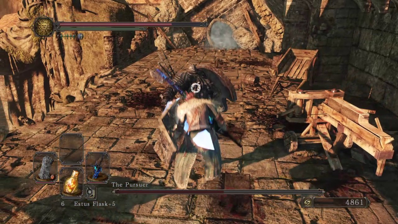 DARK SOULS 2 Pursuer Boss After Bonfire Ascetics - YouTube