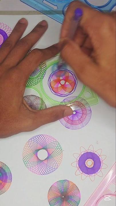 This Spirograph Loop is So Satisfying 🌀😱 #shorts #spirograph #usa #satisfying #spirographasmr ...