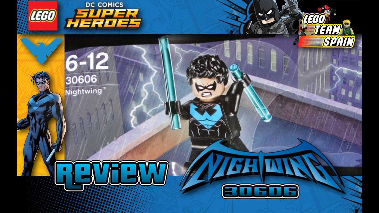 LEGO DC SUPER HEROES - Review Nightwing. [30606] - YouTube