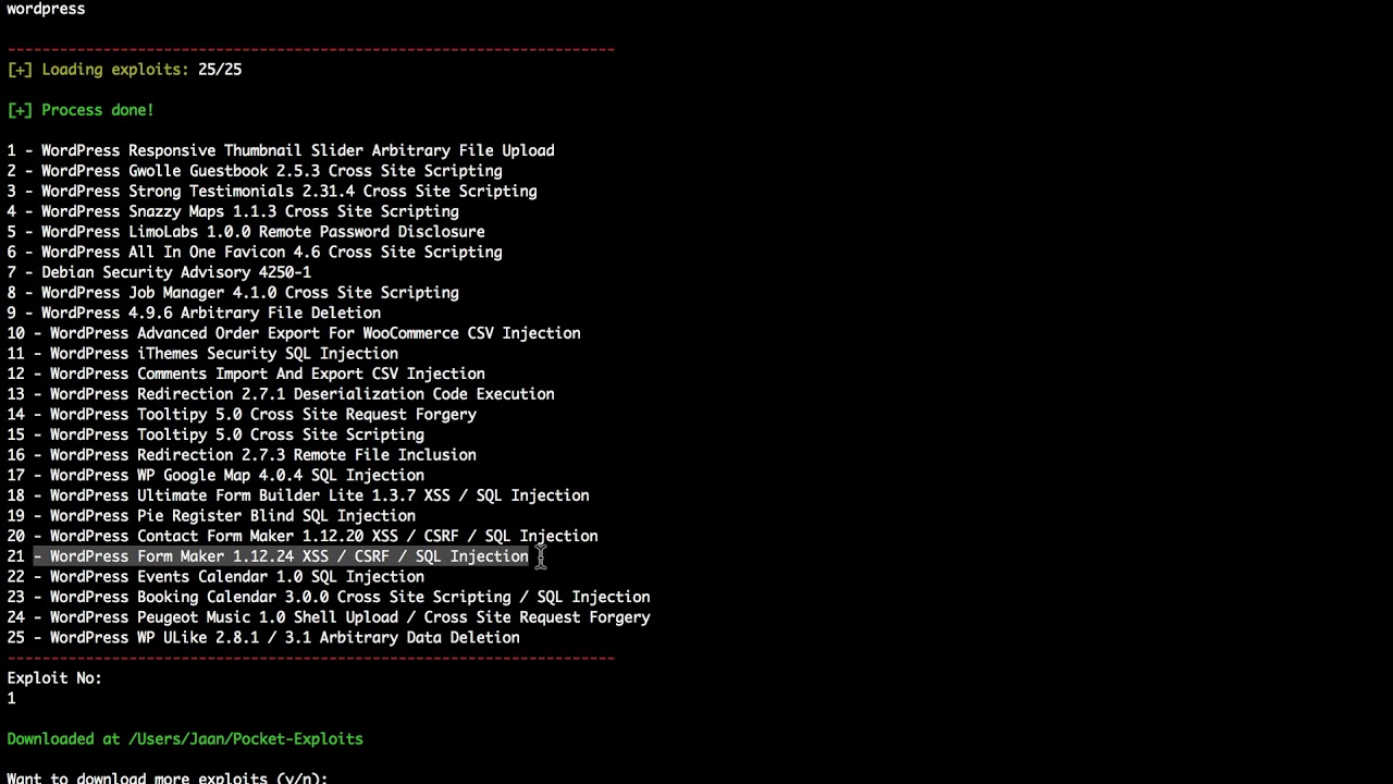 Pstorm Script | Search exploits in packet storm database - YouTube