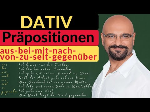 Dativ Präpositionen (aus, mit, bei, von, nach, seit, zu, gegenüber)