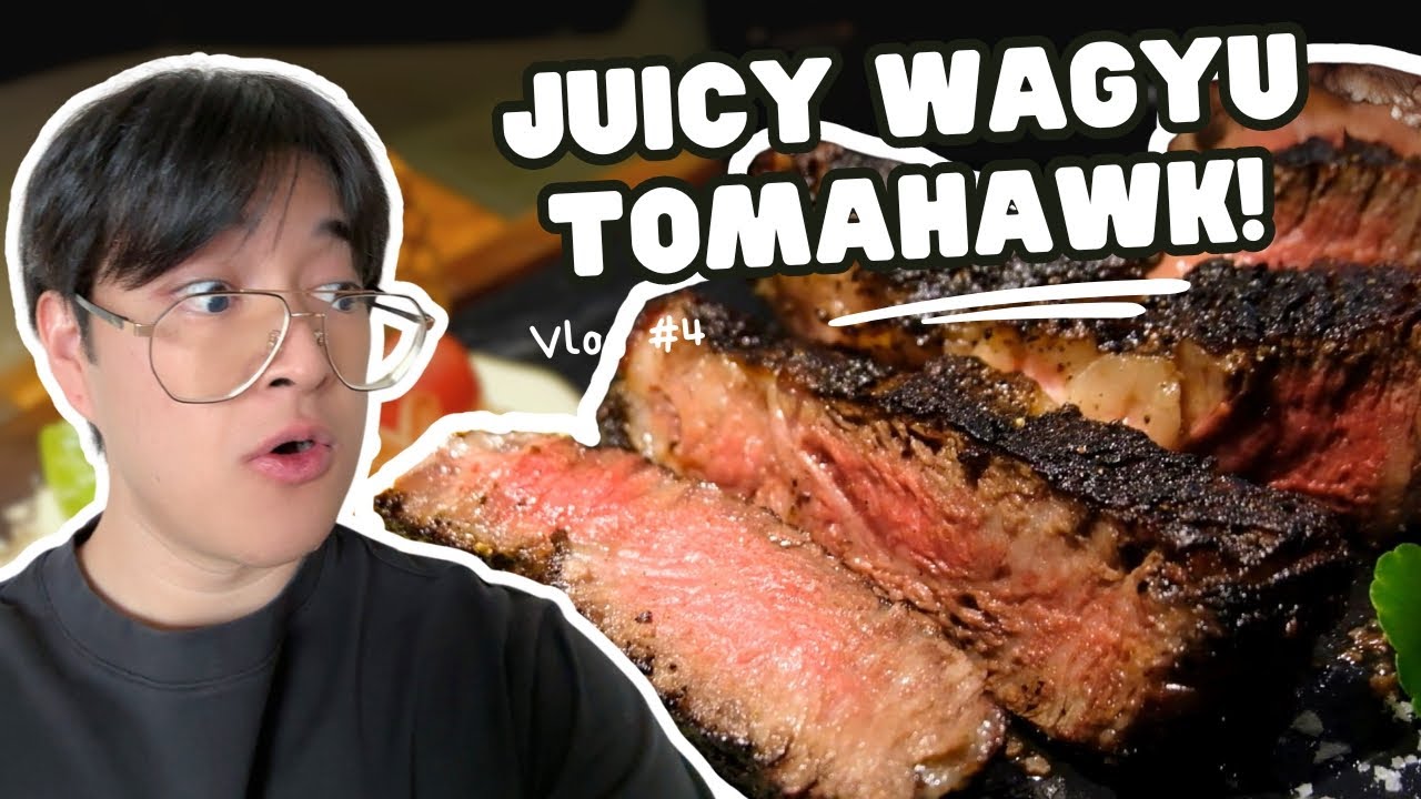 Wagyu Tomahawk Steak in Thailand 🇹🇭 | Bangsaen Beach Day Trip! - YouTube