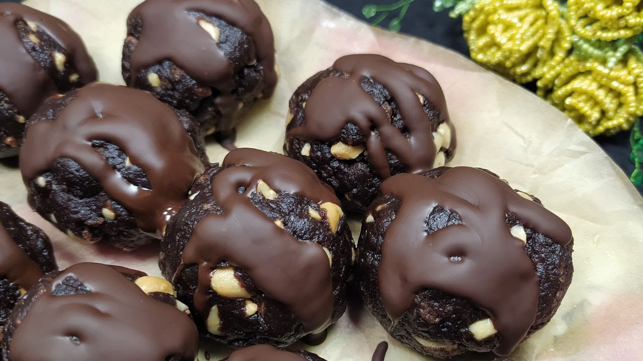 Chocolate balls with nuts! Well, very tasty. Be sure to try. - YouTube