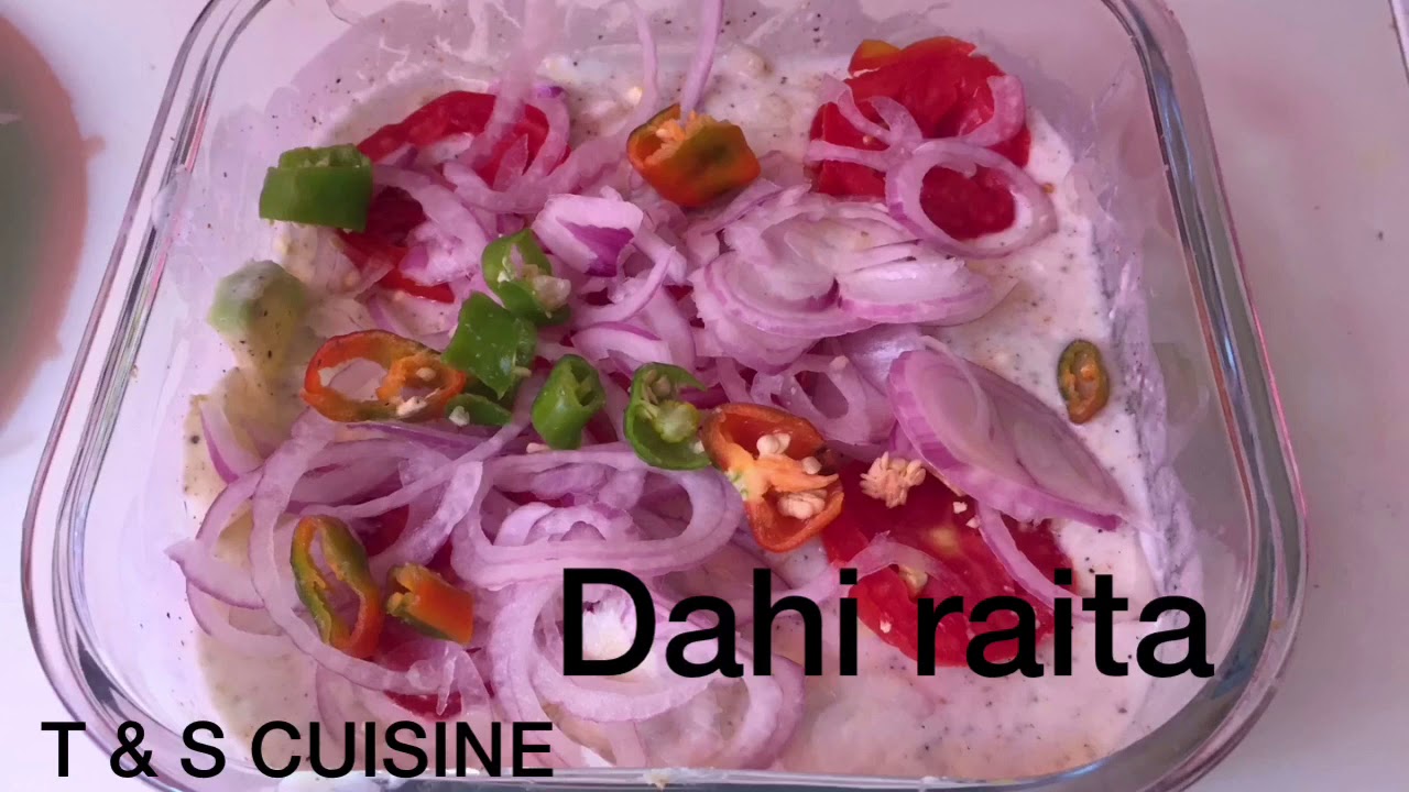 Easy Dahi raita recipe - YouTube