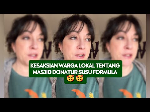 Kesaksian Warga Lokal Masjid Donatur Susu Formula 🥰