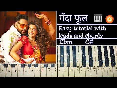 Badshah - Genda Phool | Easy Piano Tutorial | Jacqueline Fernandez ...