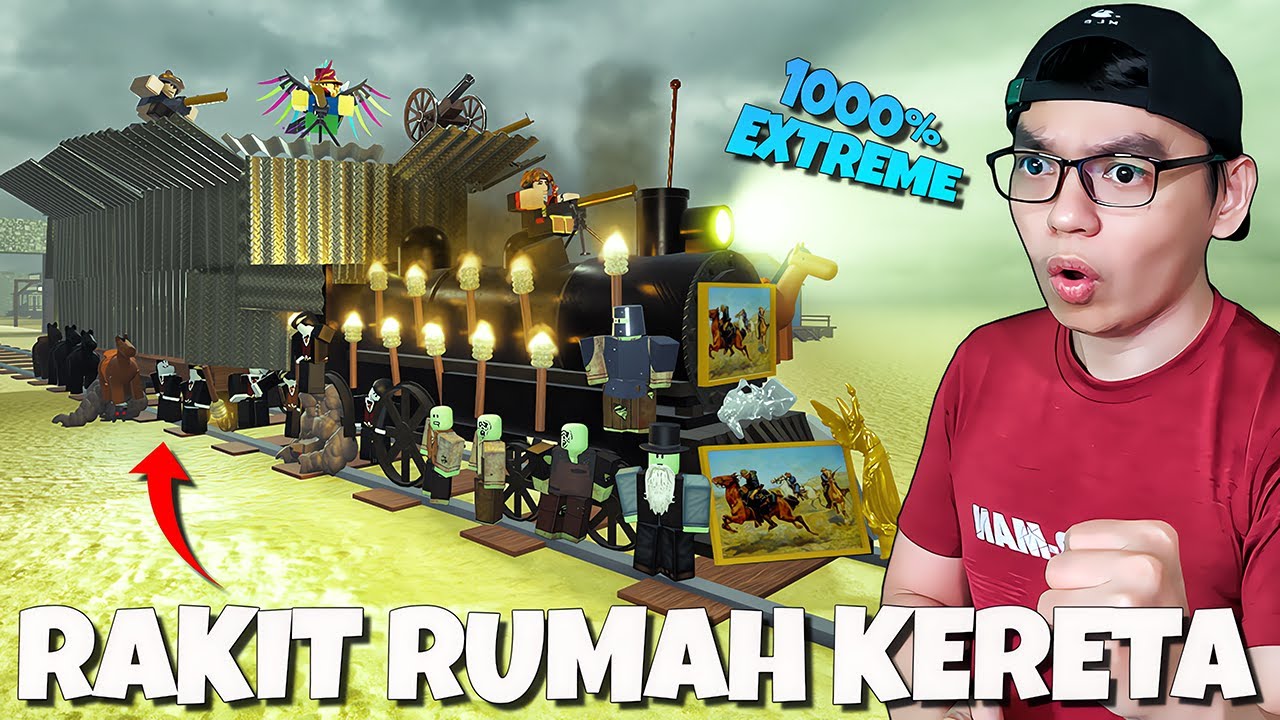 EXTREME!! Kita Rakit KERETA RUMAH Terkuat & Modif Nikola Tesla 🏠🚂🏠 ...