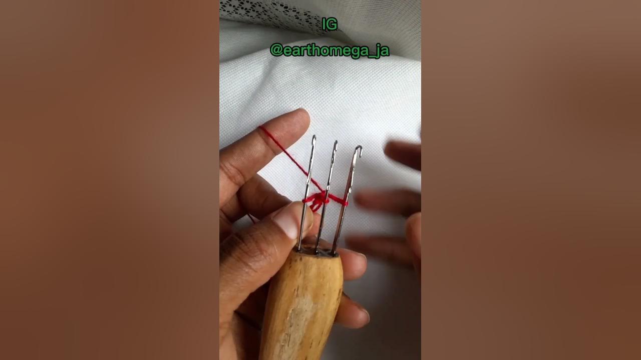 How To Use A Triple Latch Hook Icord Tool. IG : earthomega_ja - YouTube