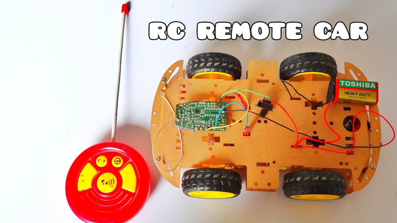 How to make RC REMOTE CAR at home |React Nation| - YouTube