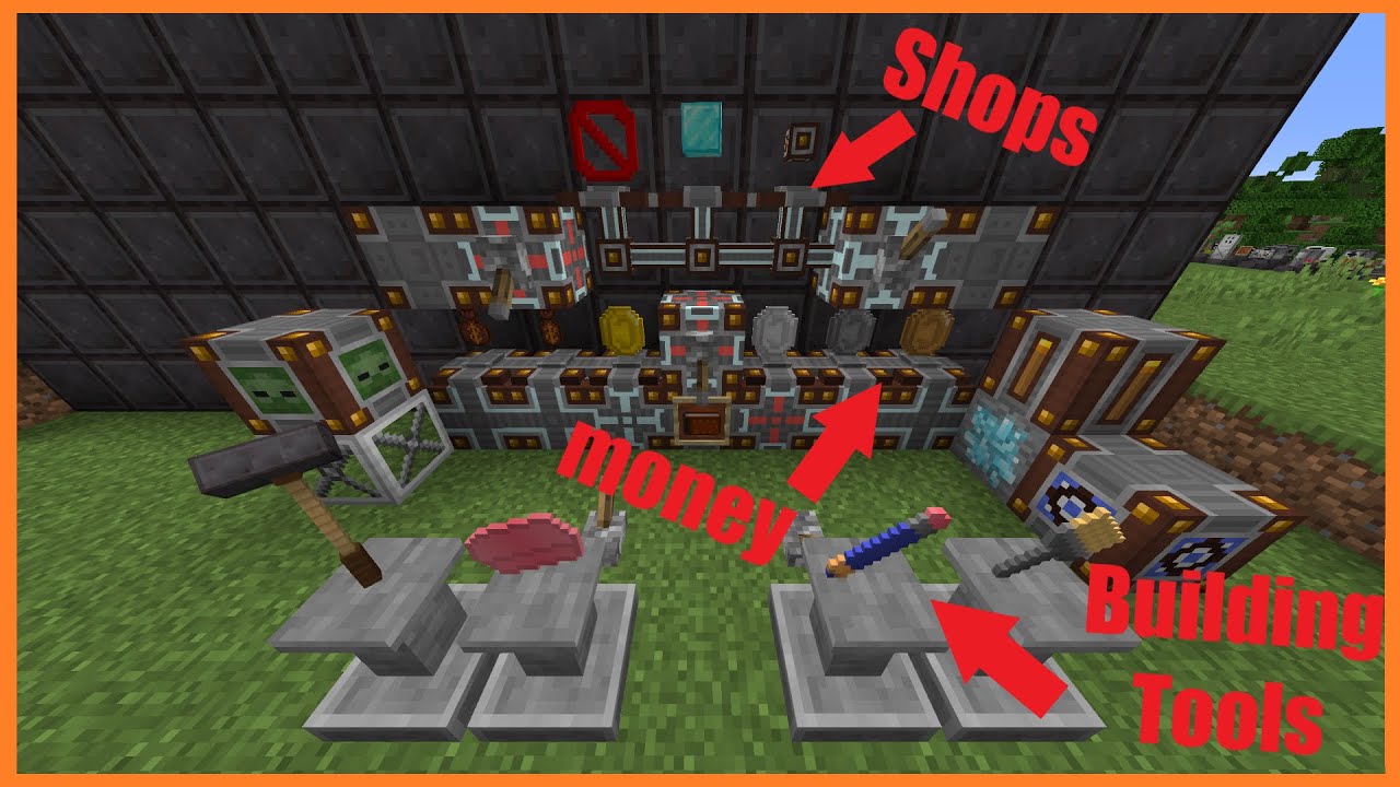 Minecraft shop mod for multiplayer (can't steal) (Calemi's Utilities ...