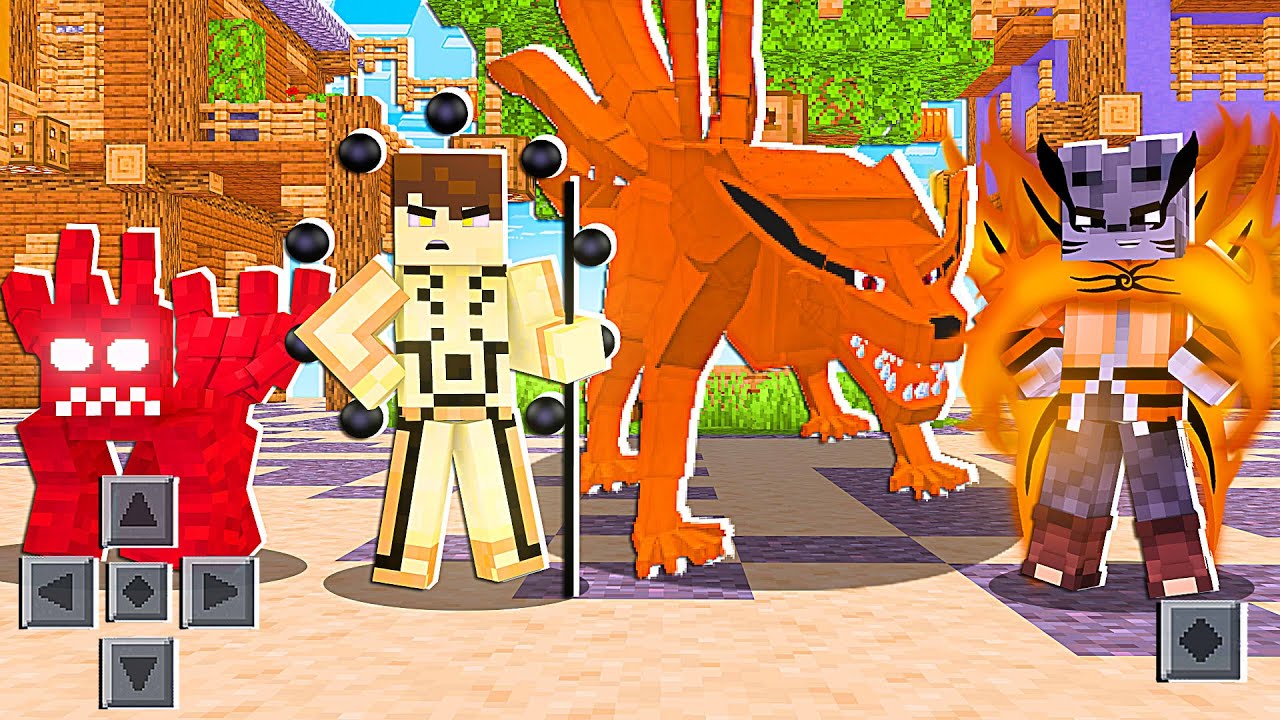 COMO FAZER TODAS AS FORMAS DA KURAMA DO NARUTO JEDY 3.6 NO MINECRAFT ...