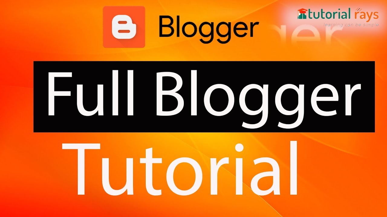 How to Create Free Website in Blogger.com | Digital Marketing Tutorial ...