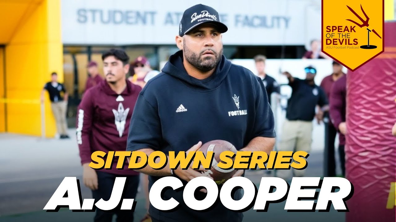 Sitdown Series: ASU linebackers coach A.J. Cooper - YouTube