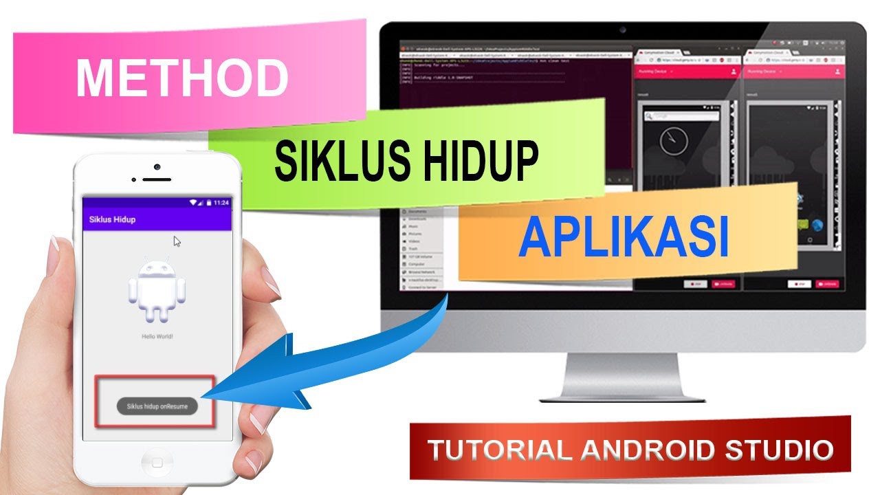 PEMROGRAMAN ANDROID #PART 6, CARA MENGGUNAKAN METHOD SIKLUS HIDUP ...