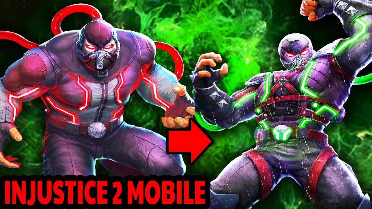 Injustice 2 Mobile. MAXED OUT GEAR on Enraged Bane. Look Change and ...