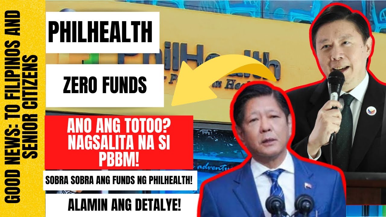 ⛔ PHILHEALTH ZERO FUNDS! ANO ANG TOTOO? NAGSALITA NA SI PBBM! SOBRA ...