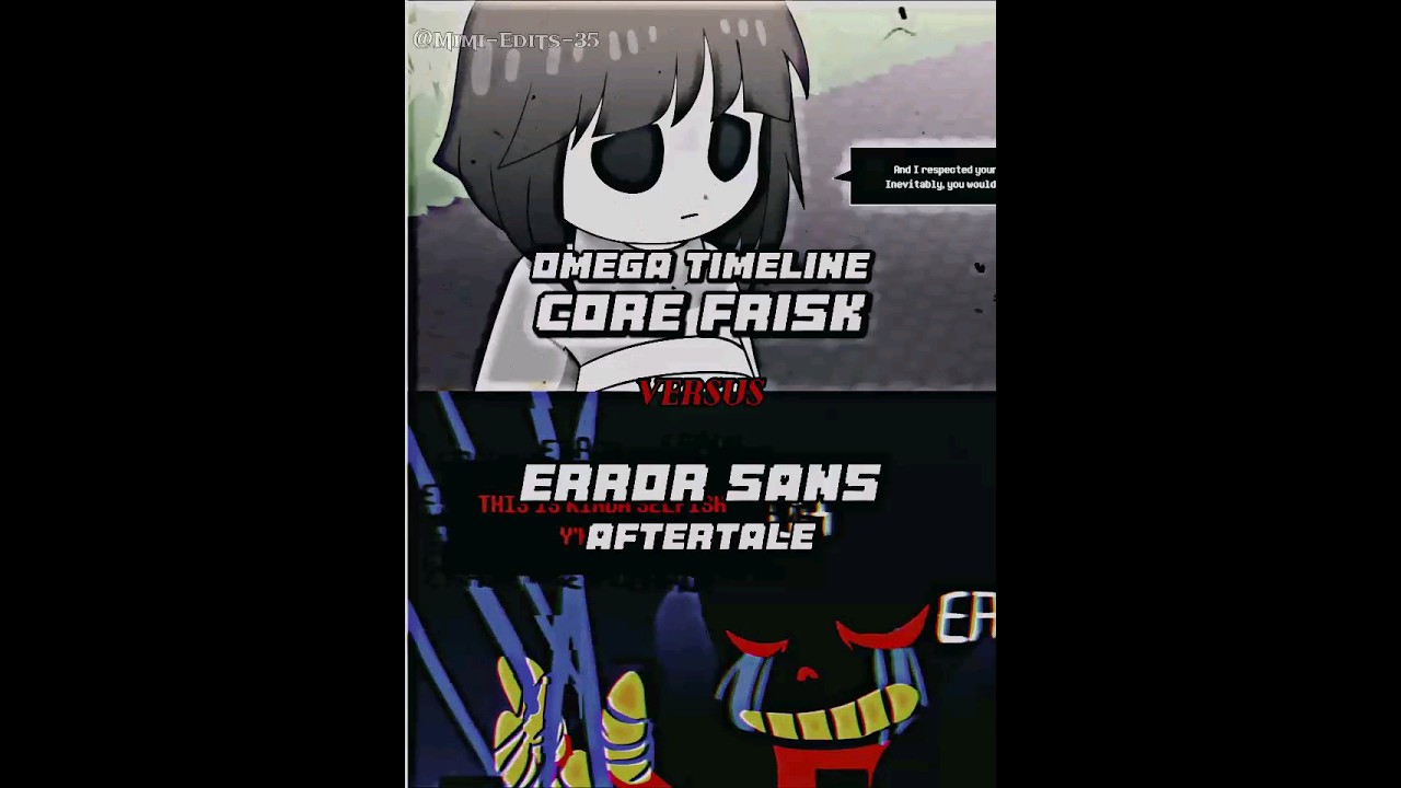 Core Frisk vs Error Sans - YouTube