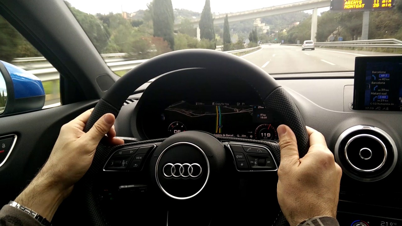 ACC + Lane Assist en Audi A3 MY2017 - YouTube
