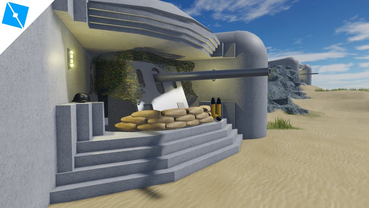 Roblox Studio |\| WW2 Beach Bunker |\| SpeedBUild - YouTube