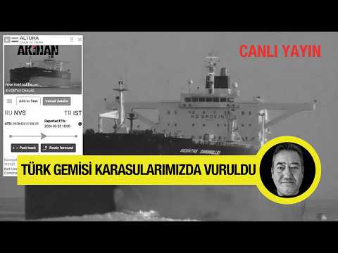 Türk gemisi karasularımızda vuruldu.