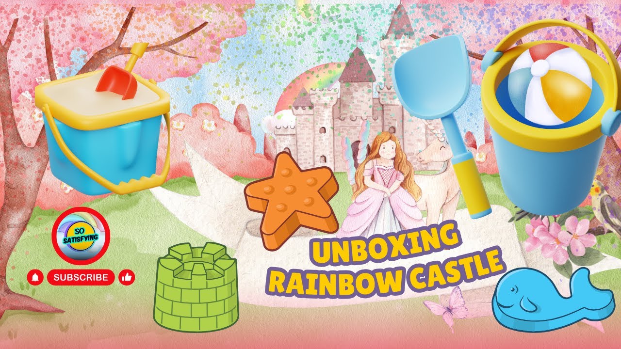 Unboxing my first sand castle magic box - YouTube