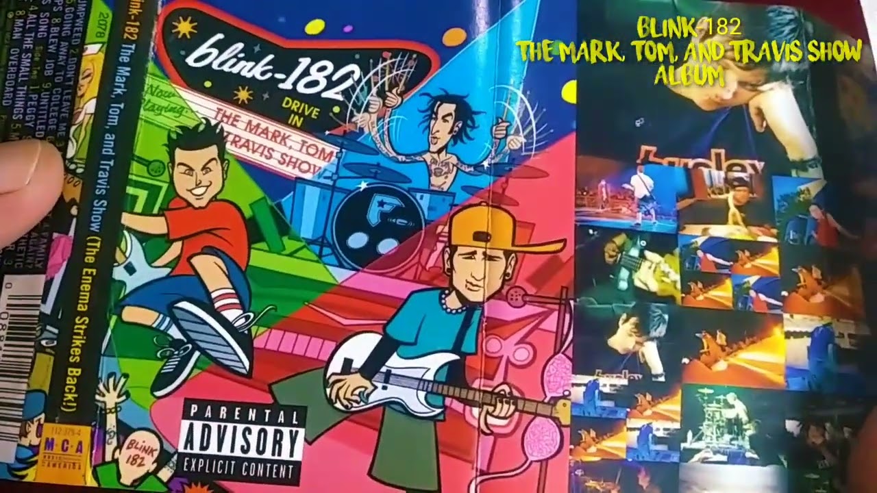 Blink 182 The Mark Tom And Travis Show Album Cover
