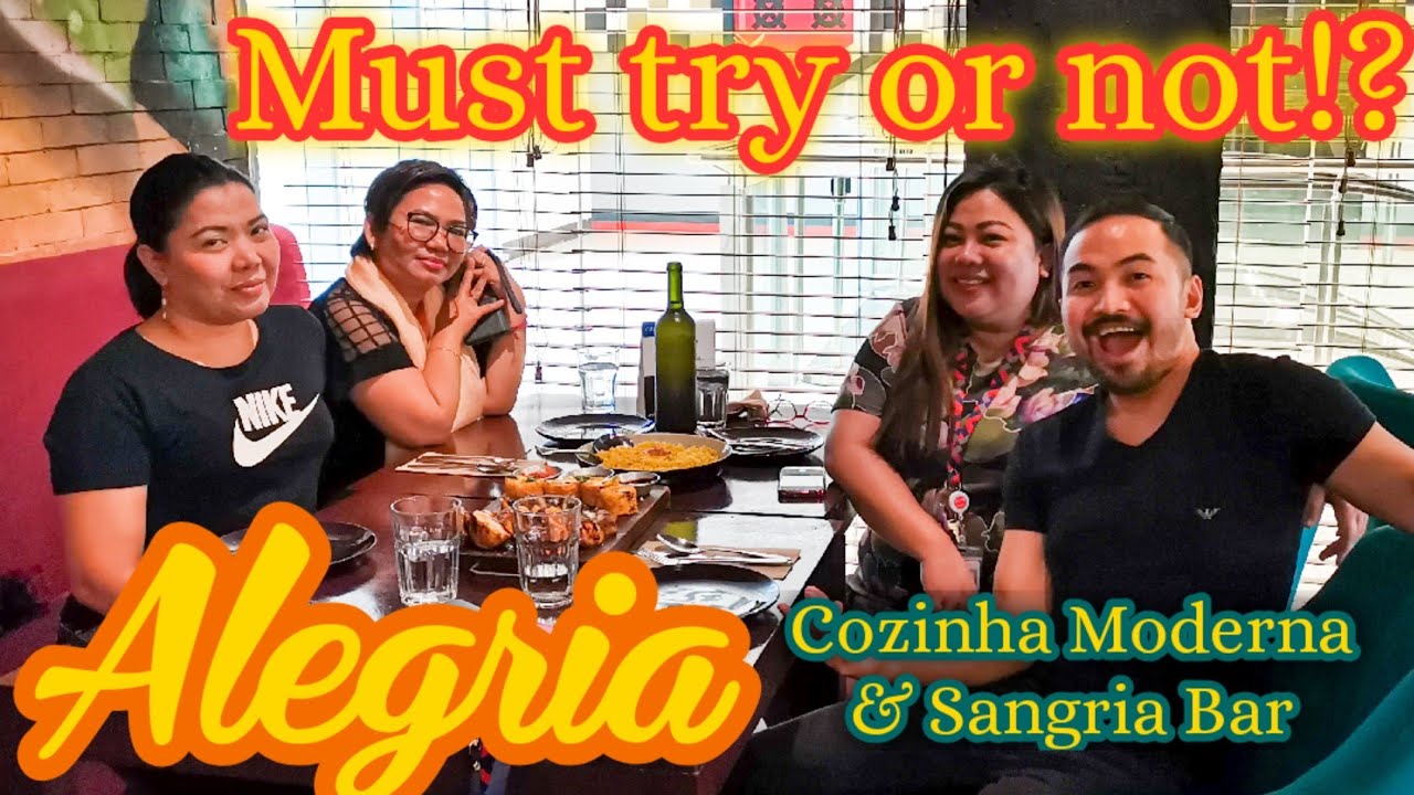 Dining in at Alegria BGC | Food Vlog - YouTube
