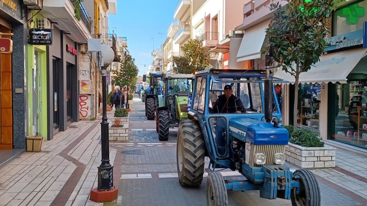 Κινητοποίηση αγροτών της Άρτας - YouTube